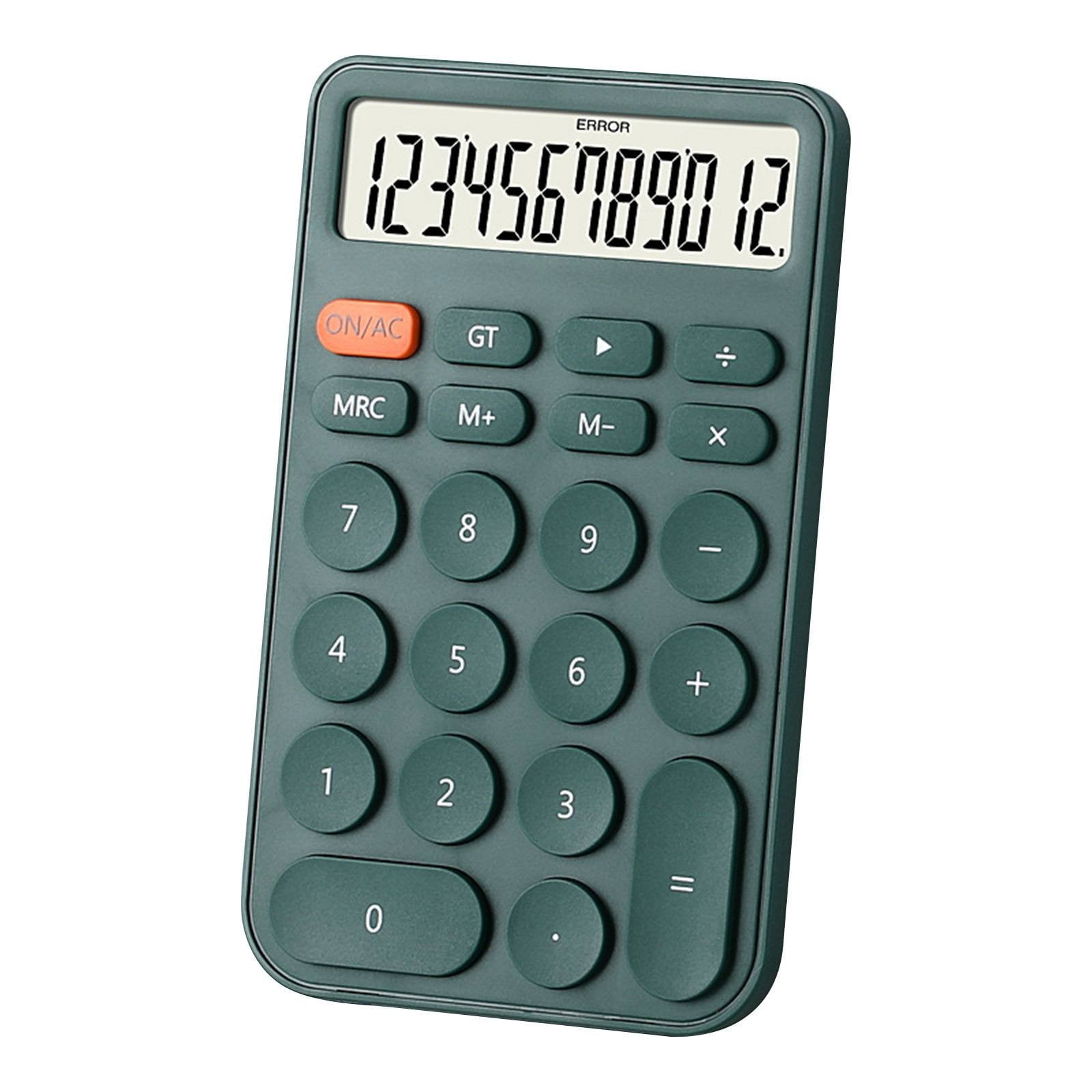 Kpamnxio 12-Digit Large-Display Desktop Calculator – Classroom ...