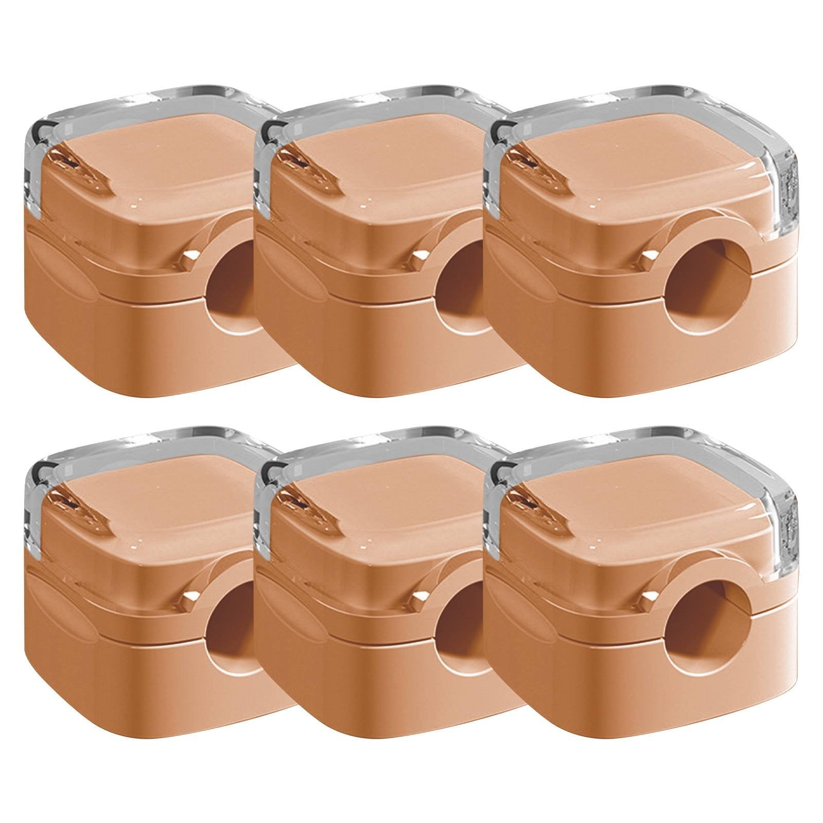 Kpamnxio 6-Pack Self-Adhesive Cable Clips – Versatile Cord Organizer ...