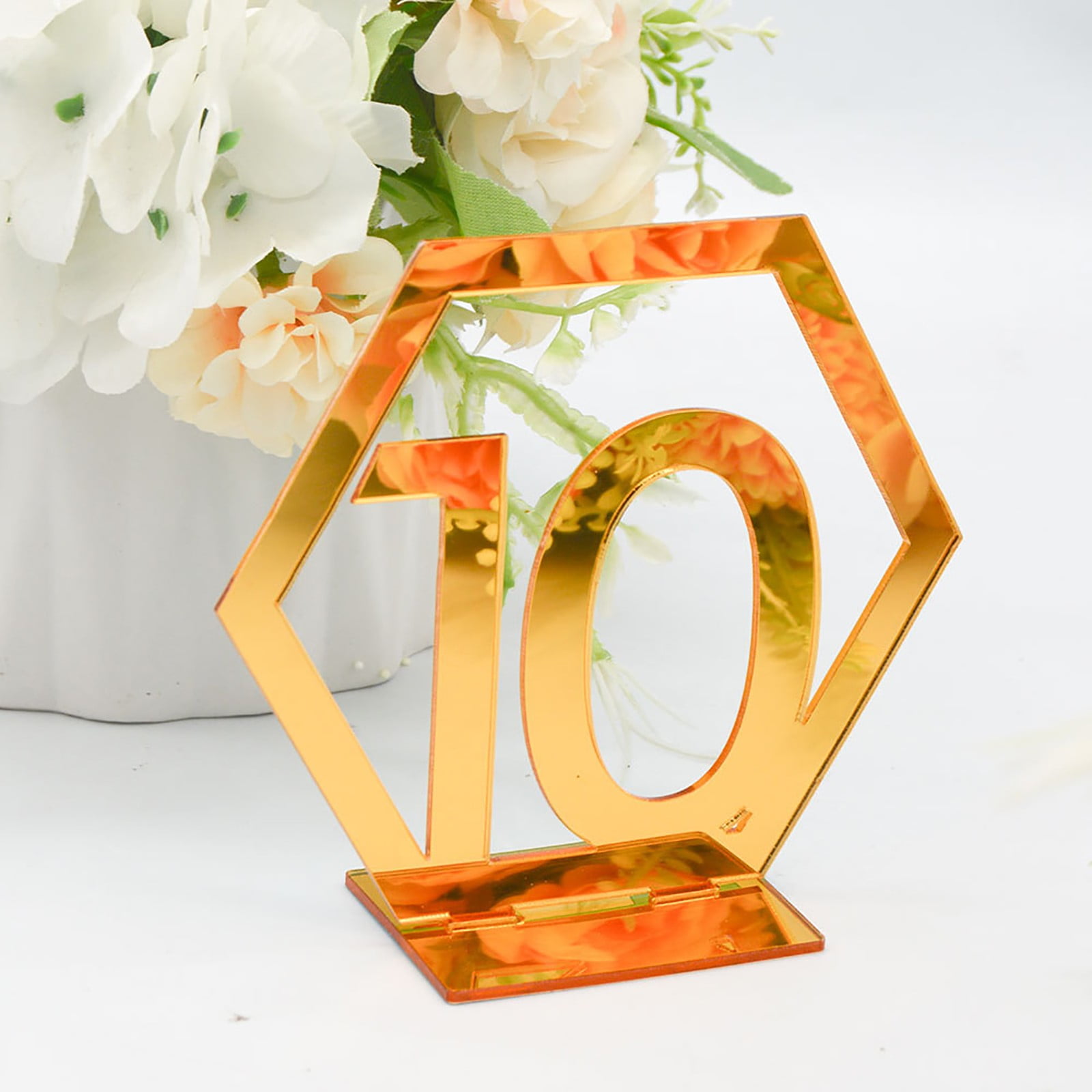 Kpamnxio Acrylic Number Table Decoration Home Gadgets Three-Dimensional ...