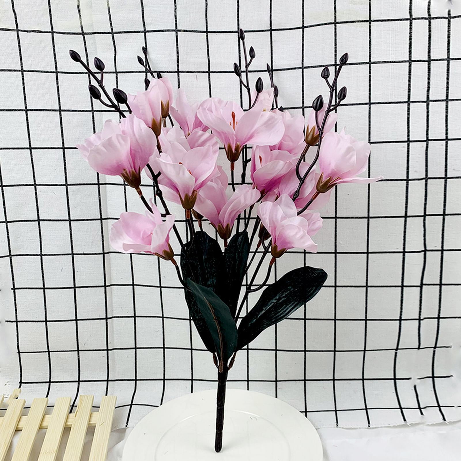 Kpamnxio Artificial Flowers Home Gadgets Artificial Magnolia Single ...