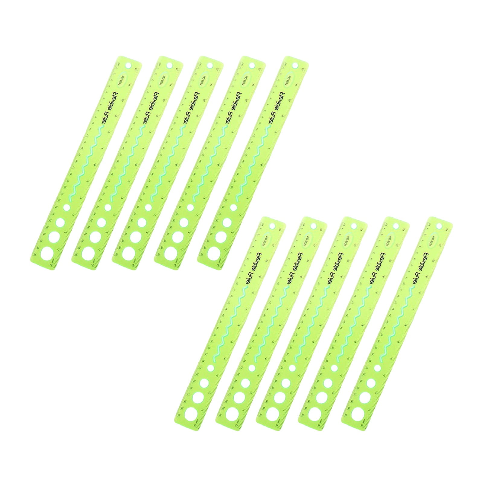 Kpamnxio Back to Classroom Supplies Flexible Plastic Ruler for Teens ...