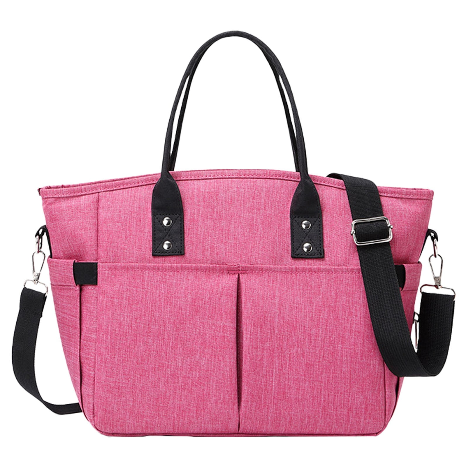 Kpamnxio Insulated Cloth Lunch Bag with Large Capacity, Frosted Zipper ...