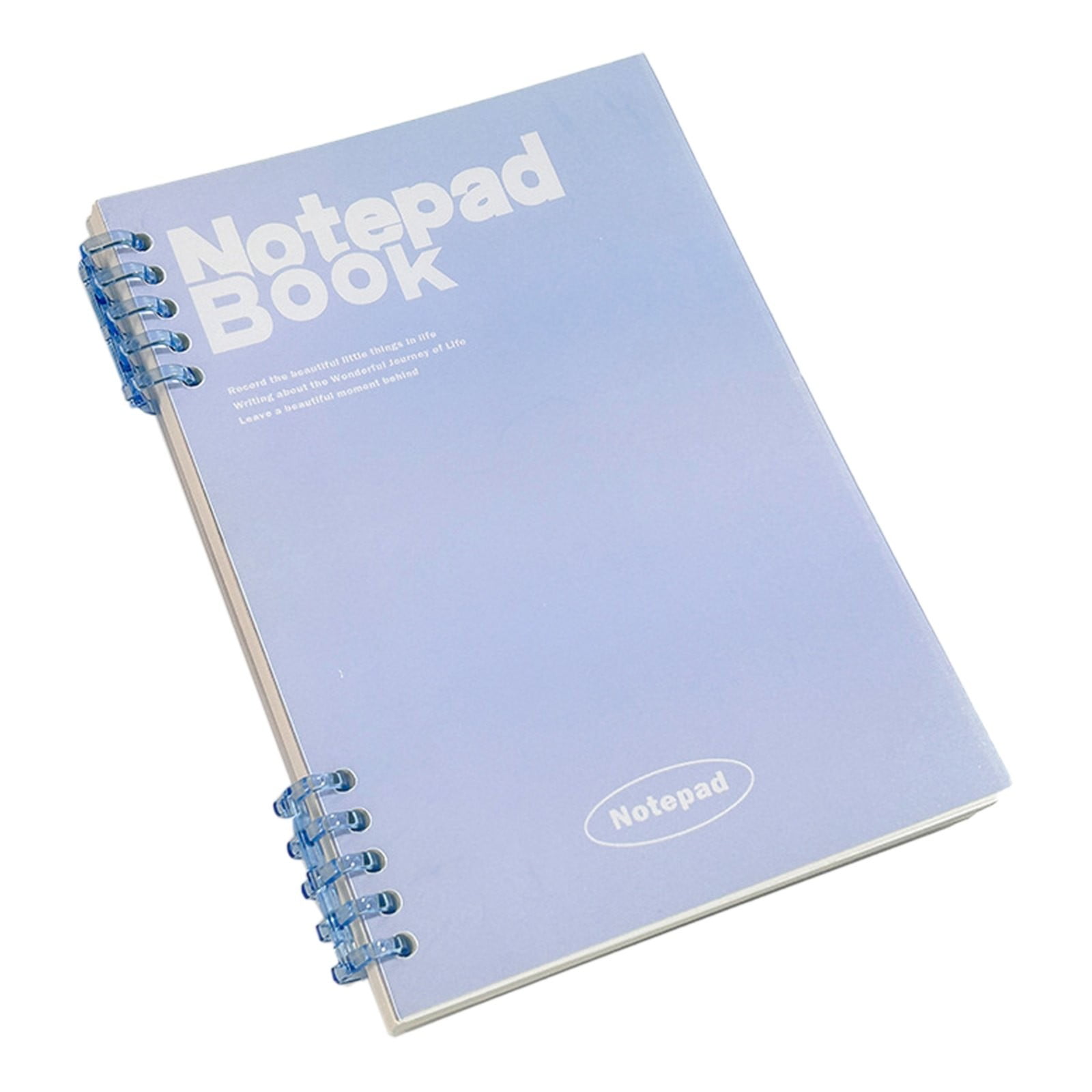 Kpamnxio Refillable Transparent Cover Notebook – College-Ruled Thick No ...