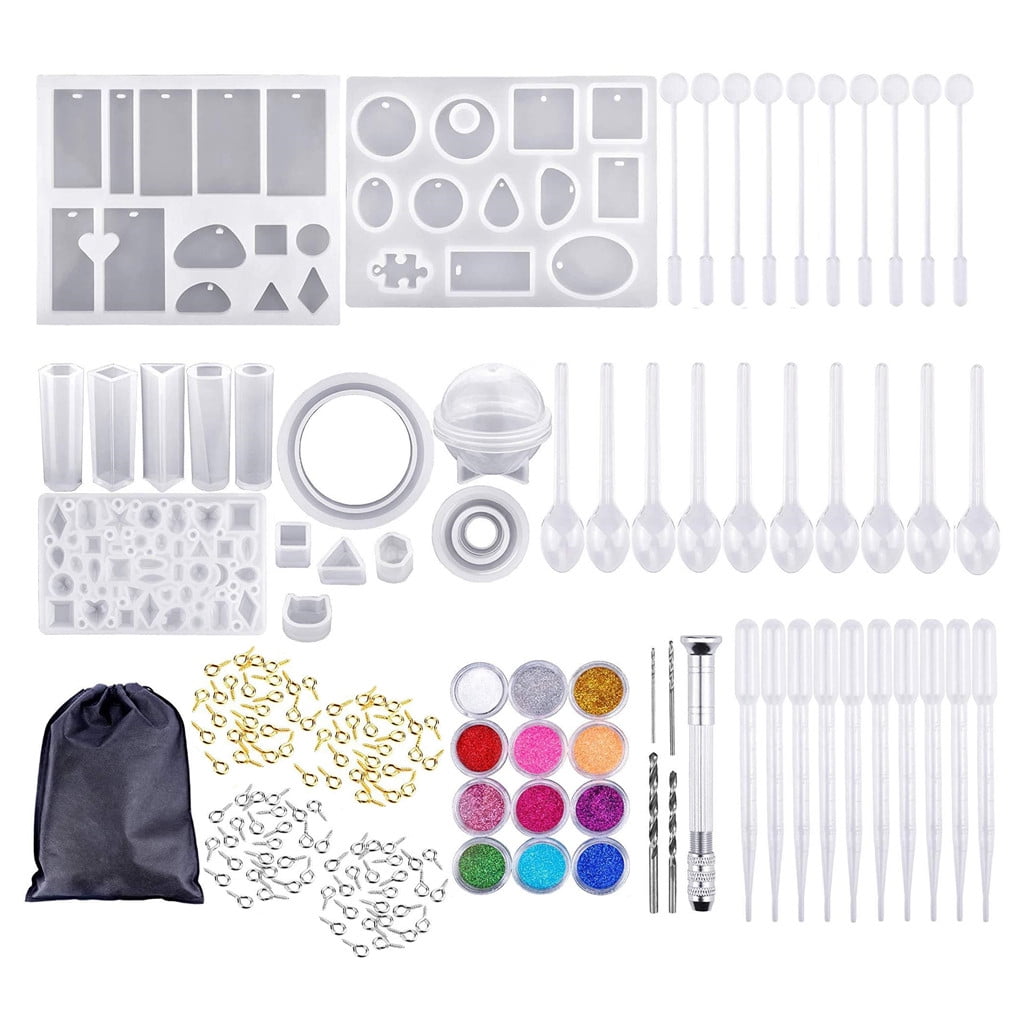Kpamnxio Resin Kits and Molds Complete Set on Sale Resin Jewelry Making ...