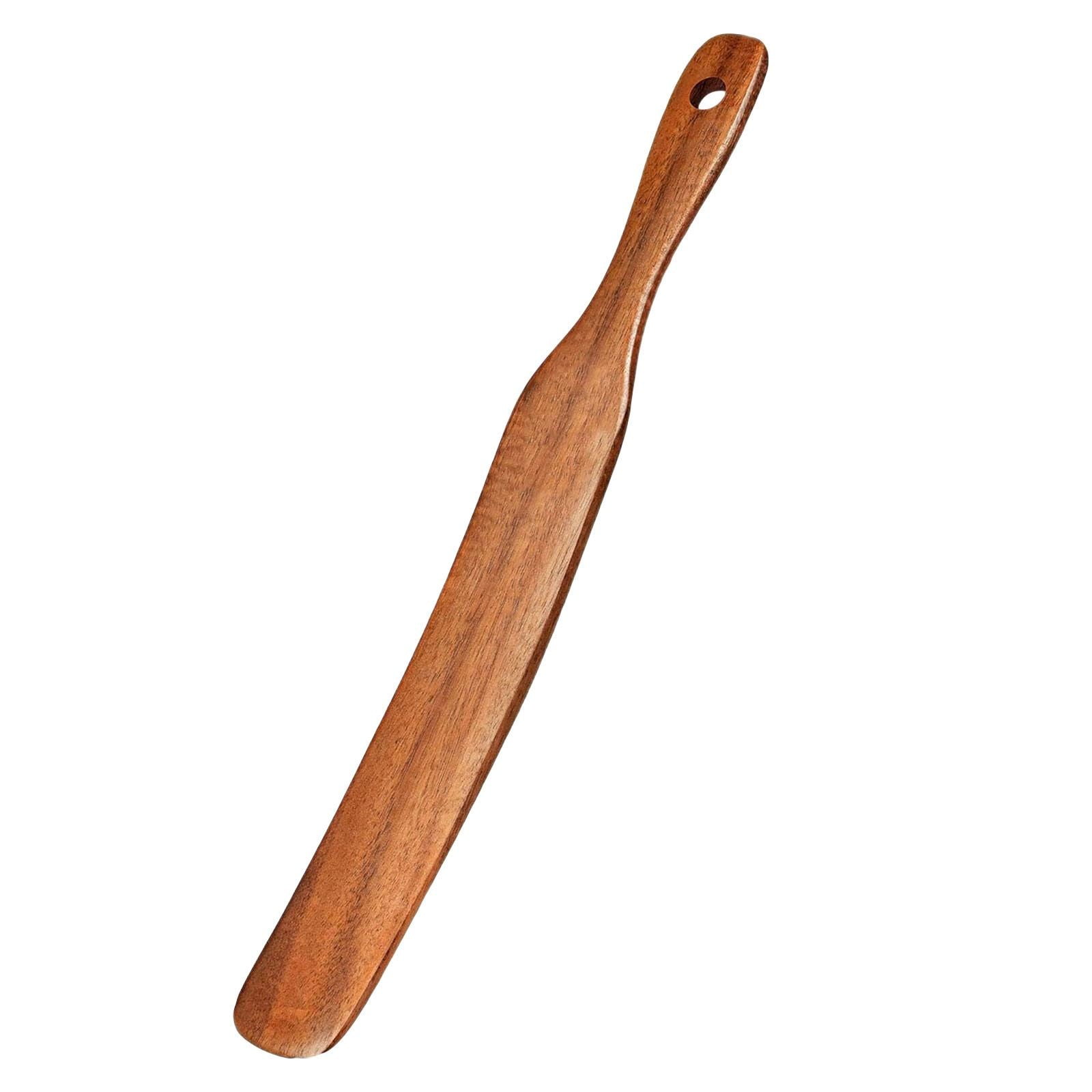 Kpamnxio Skinny Spurtle for Sourdough Starter – Wooden Dough Whisk and ...