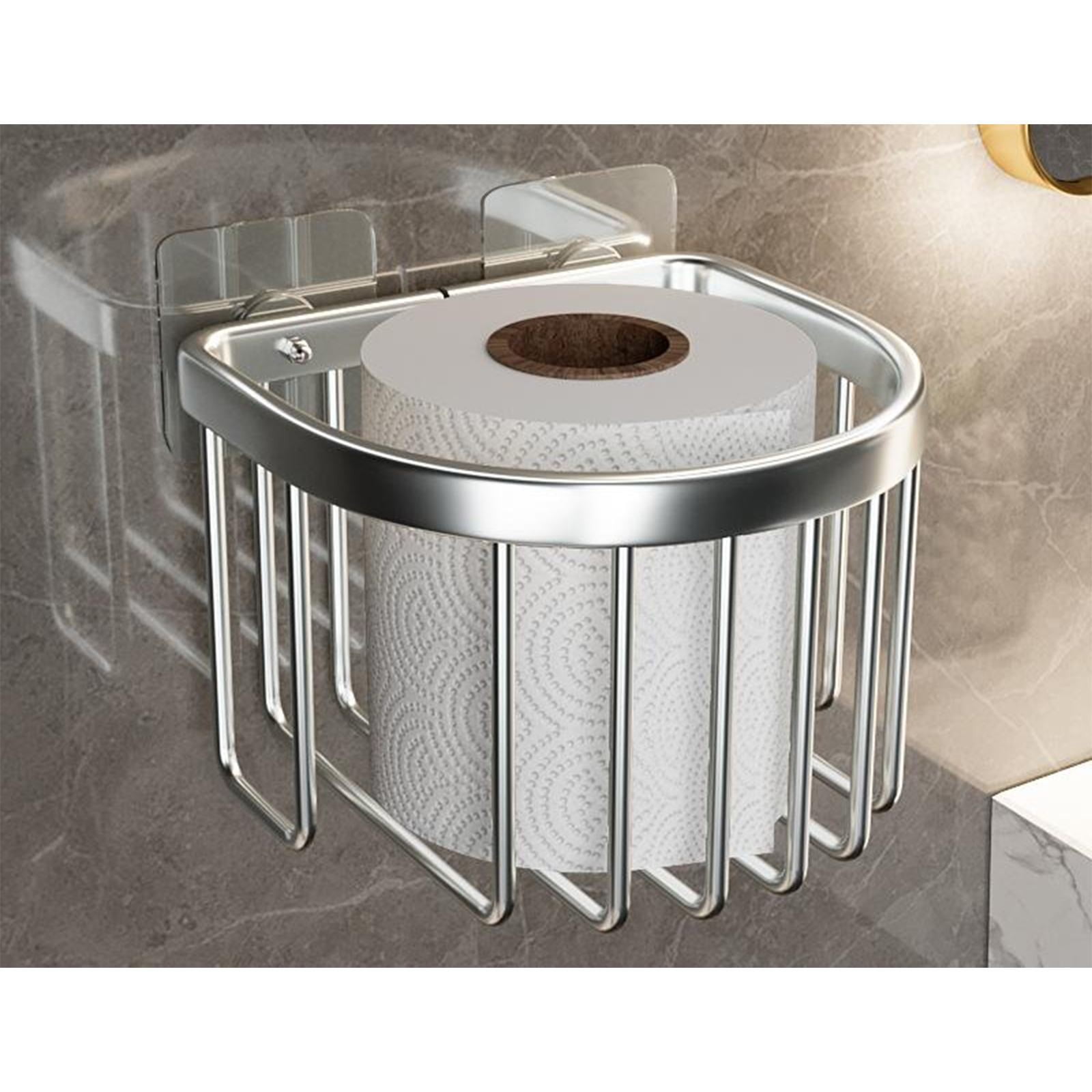 Kpamnxio Toilet Paper Rack Clearance! Toilet Paper Rack Bold Silver ...