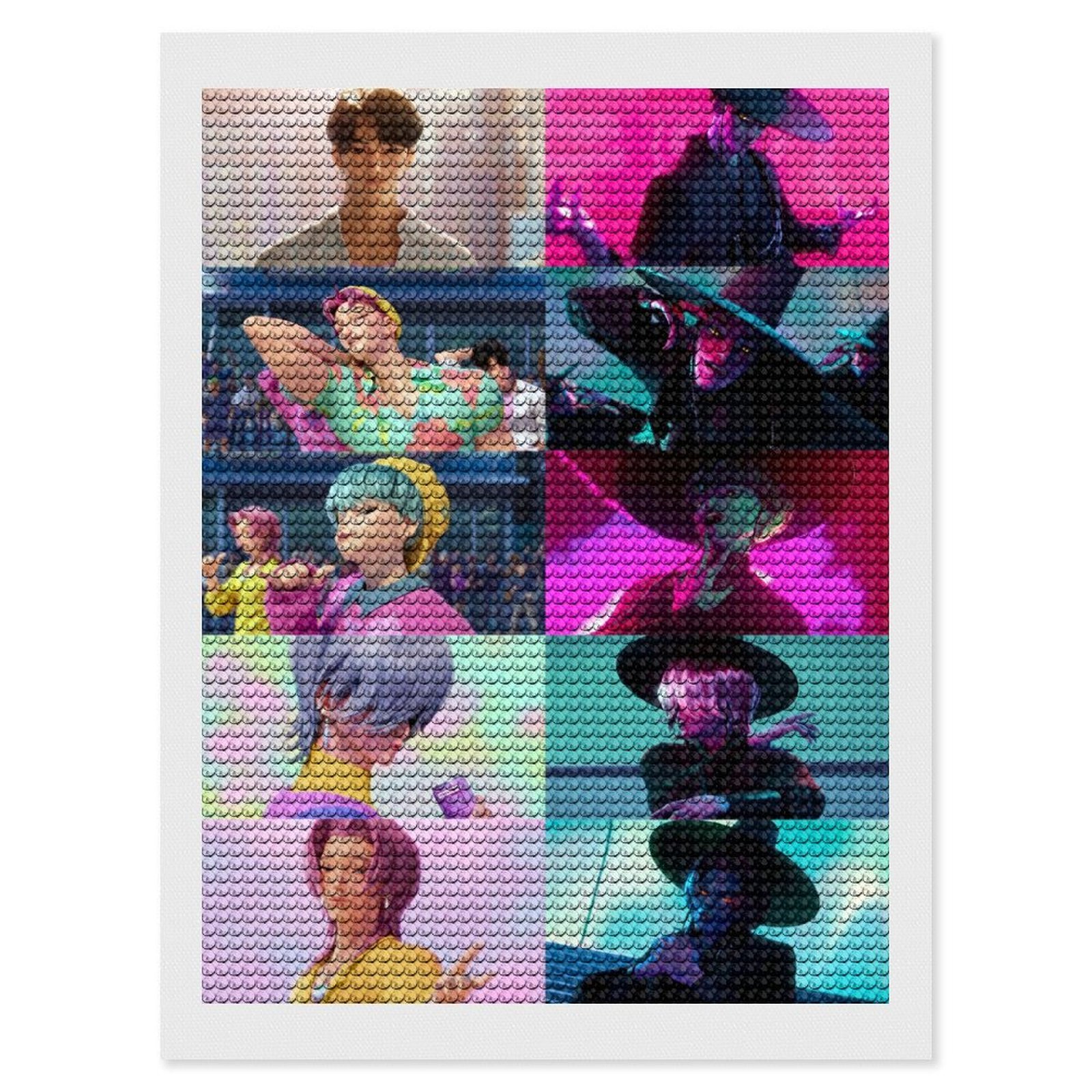 Kpo-p Demon Hun-ter Diamond Art Kits DIY 5D Anime Painting by Number ...