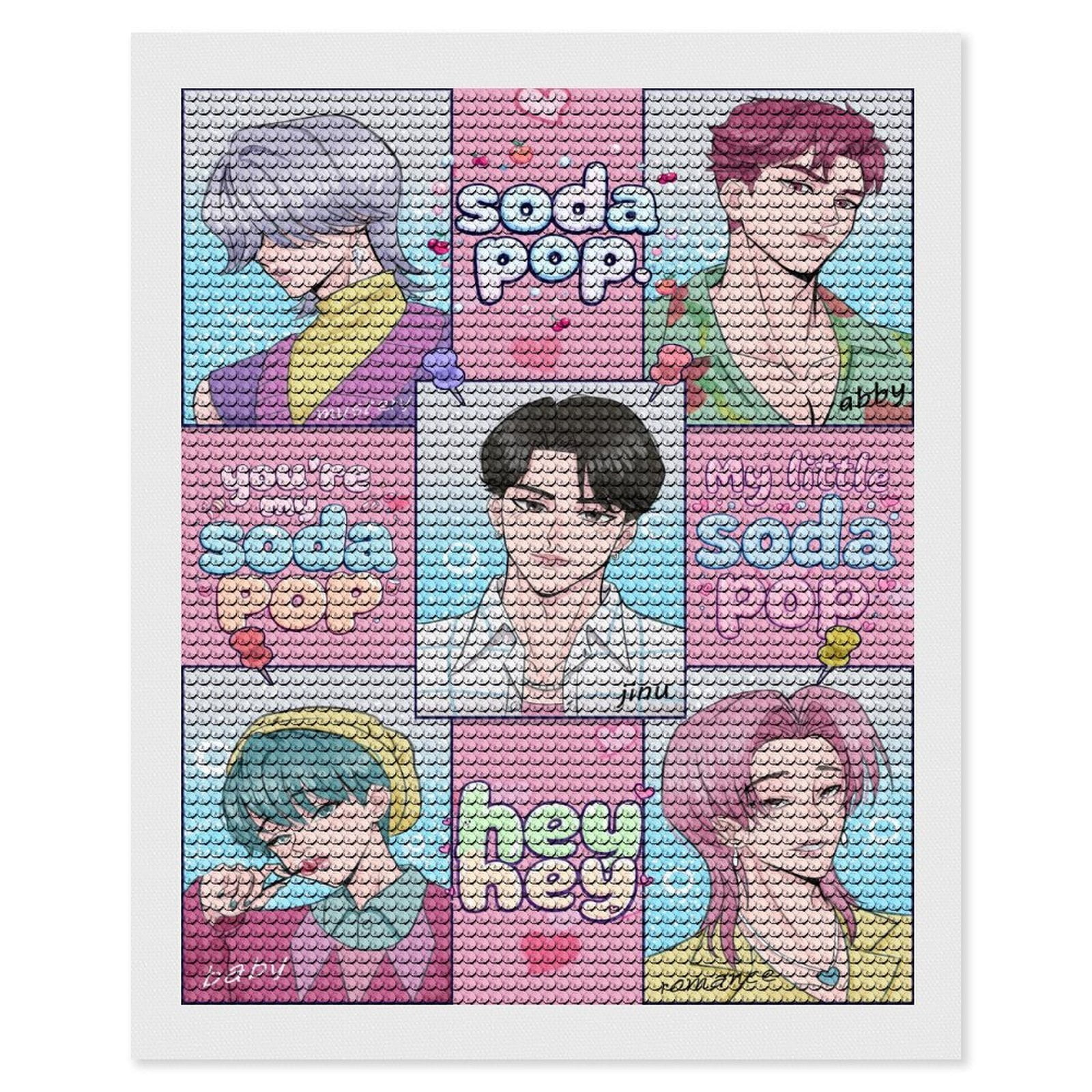 Kpo-p Demon Hun-ter Diamond Art Kits DIY 5D Anime Painting by Number ...