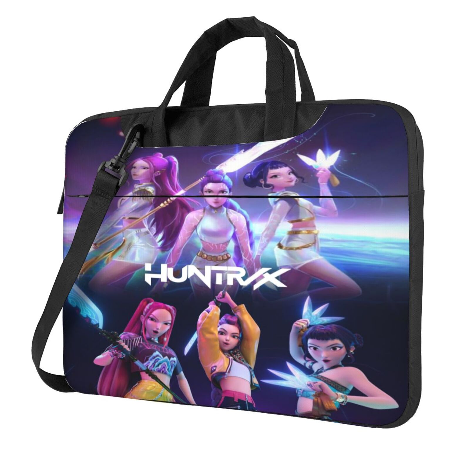 Kpo-p Demon Hun-ter Laptop Bag with Extra Pocket Soft Carrying Handle ...