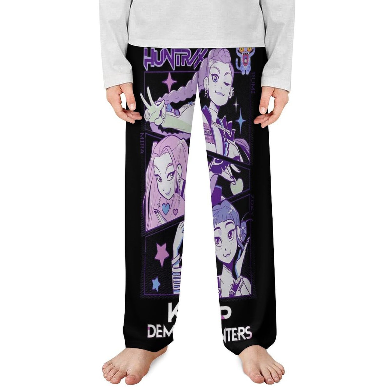 Kpo-p Demon Hun-ter Pajama Pants for Kids Long Sleep Pants Soft Lounge ...