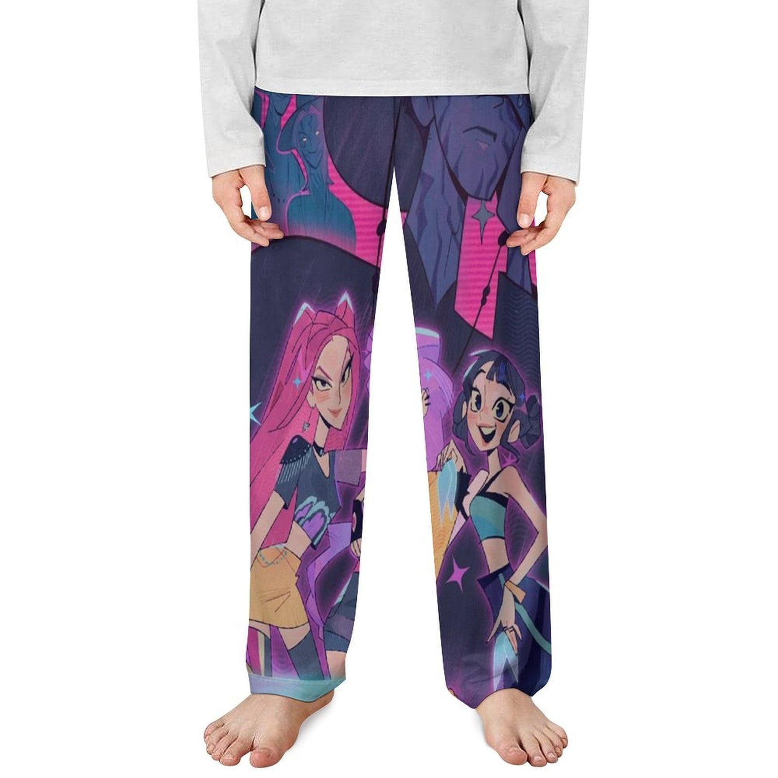 Kpo-p Demon Hun-ter Pajama Pants for Kids Long Sleep Pants Soft Lounge ...