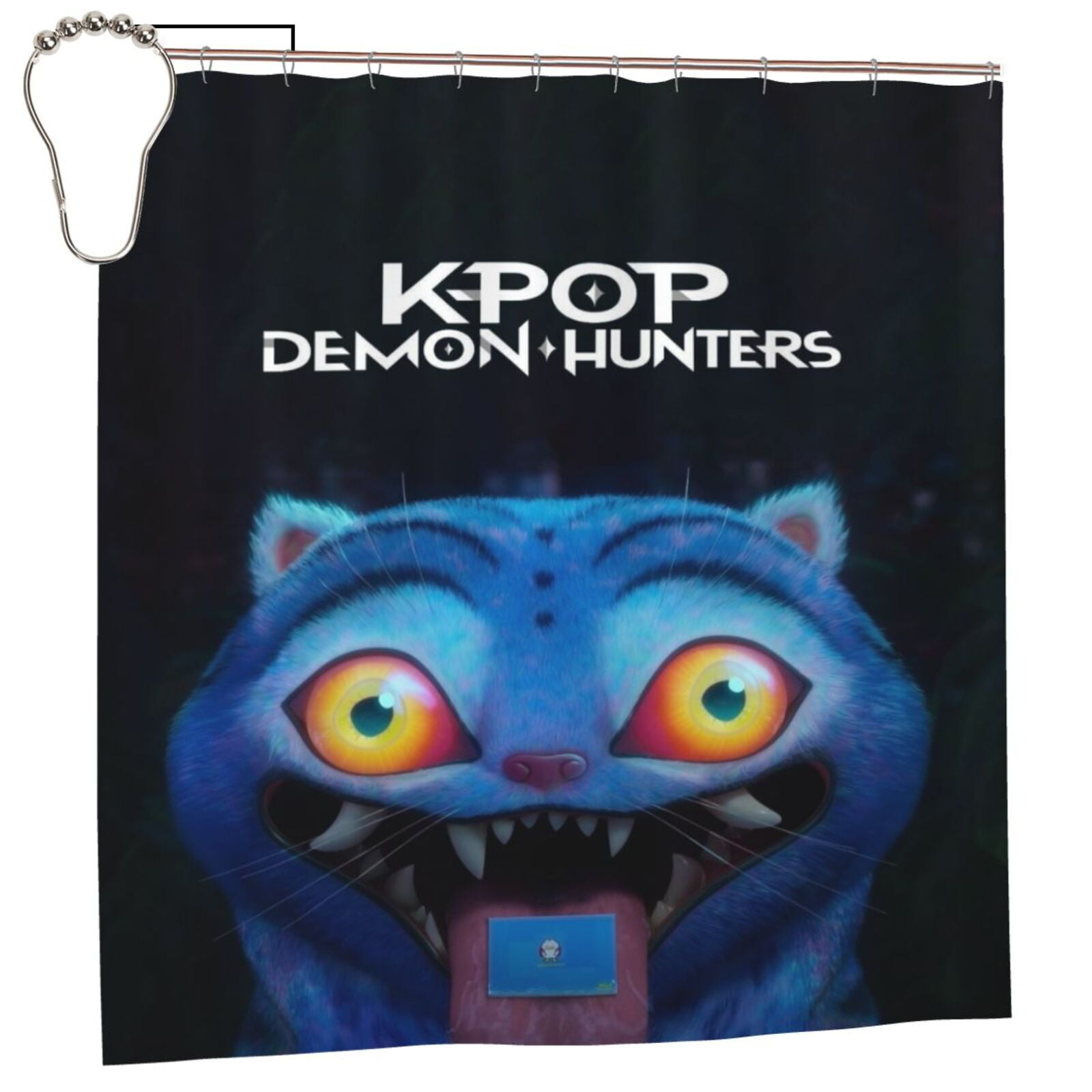 Kpo-p Demon Hun-ter Shower Curtain Cartoon Home Decor Curtain ...