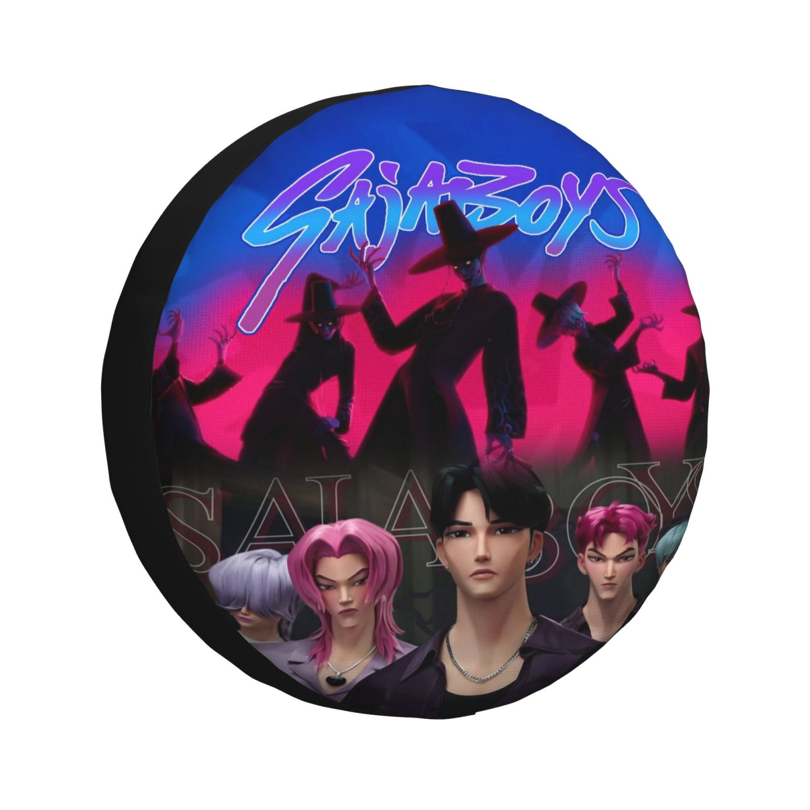 Kpo-p Demon Hun-ter Spare Tire Cover for RV SUV Truck Travel Cartoon ...