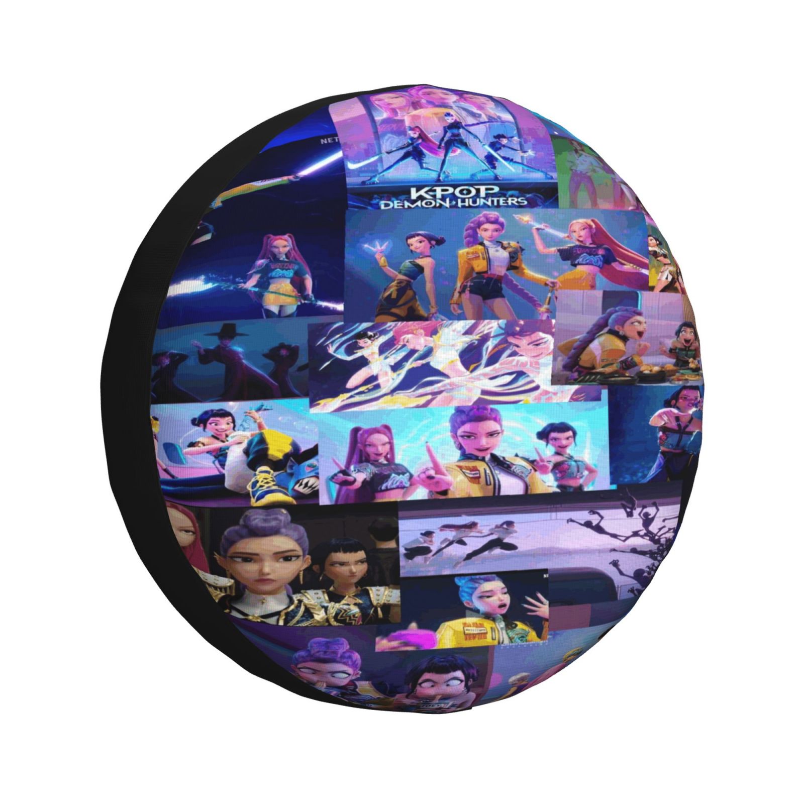 Kpo-p Demon Hun-ter Spare Tire Cover for RV SUV Truck Travel Cartoon ...