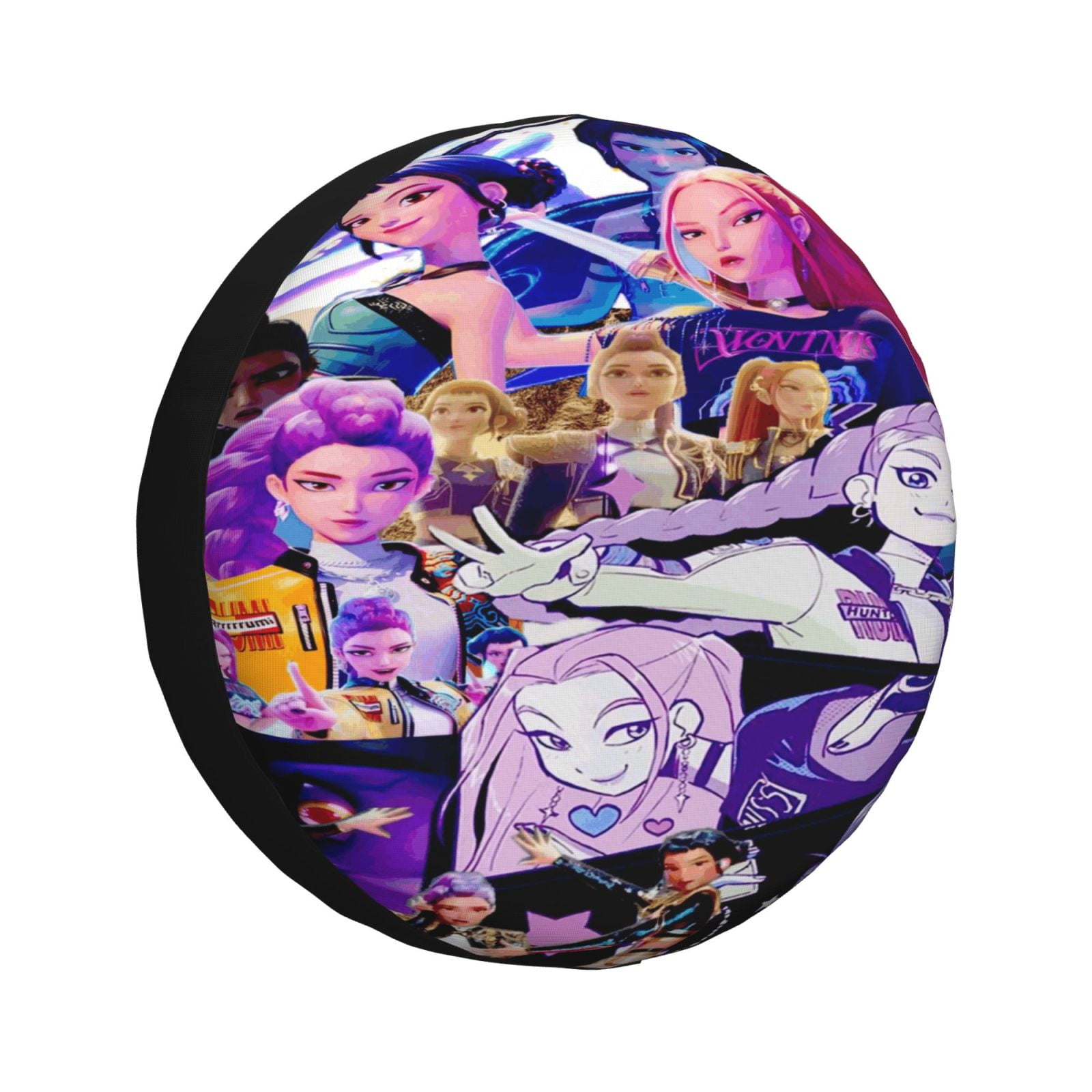 Kpo-p Demon Hun-ter Spare Tire Cover for RV SUV Truck Travel Cartoon ...