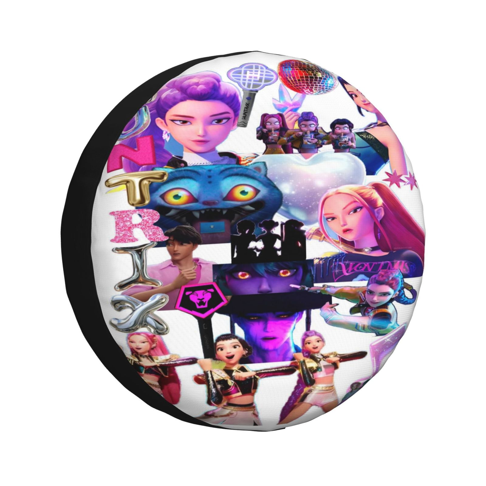 Kpo-p Demon Hun-ter Spare Tire Cover for RV SUV Truck Travel Cartoon ...