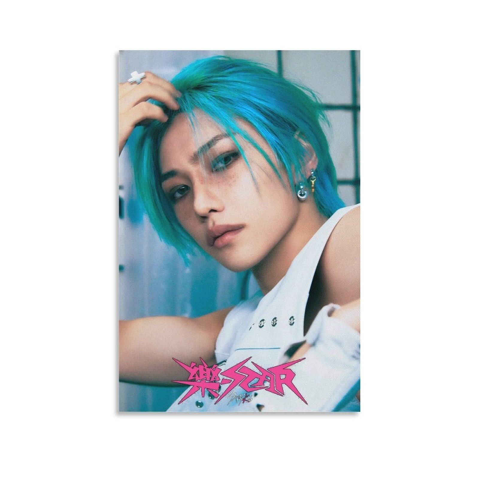 Kpop Artist Poster Stray Kids Felix Rock Star Ver. 1st Teaser Canvas ...