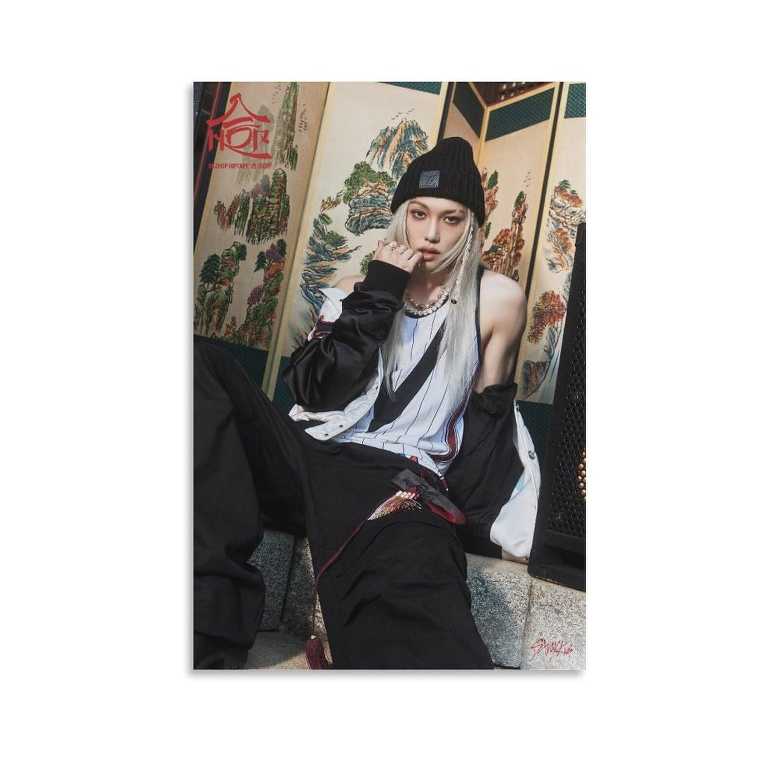 Kpop Artist Poster Stray Kids Skzhop Hiptape Hop Felix Walkin On Water ...