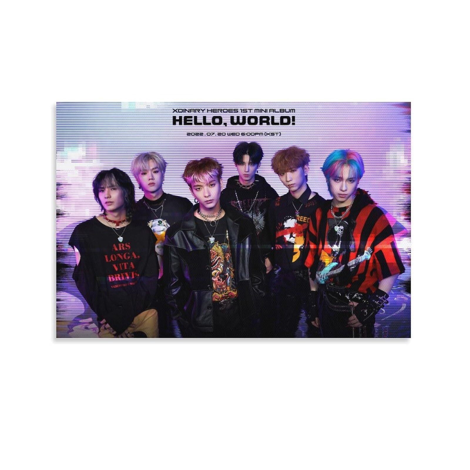 Kpop Artist Poster Xdinary Heroes Hello World Test Me Ver. 2nd Teaser ...