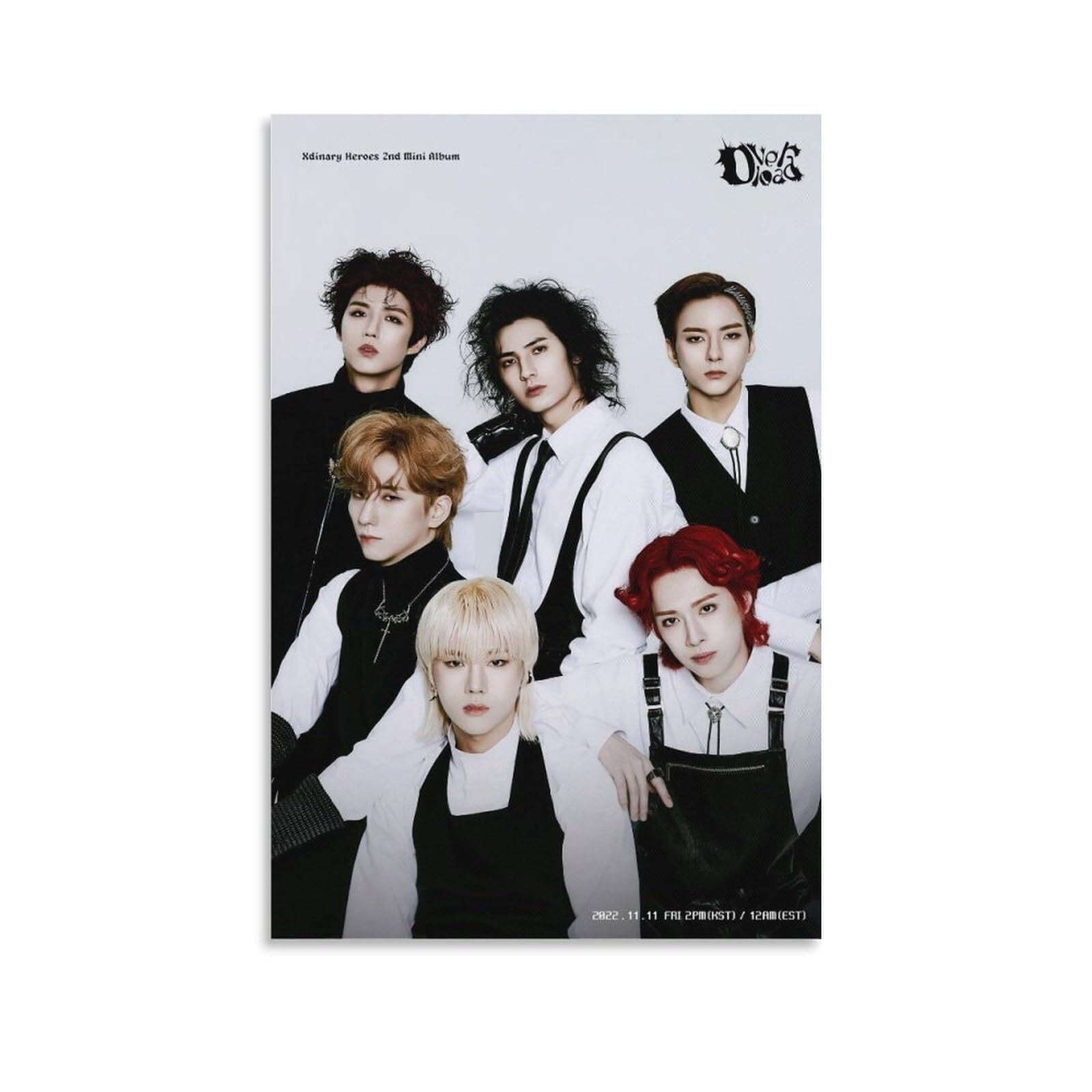 Kpop Artist Poster Xdinary Heroes Overload Hair Cut Ver. 2nd Teaser ...