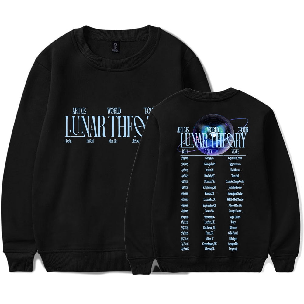 Kpop Artms Lunar Theory World Tour Merch Long Sleeve Tee Unisex Fashion ...