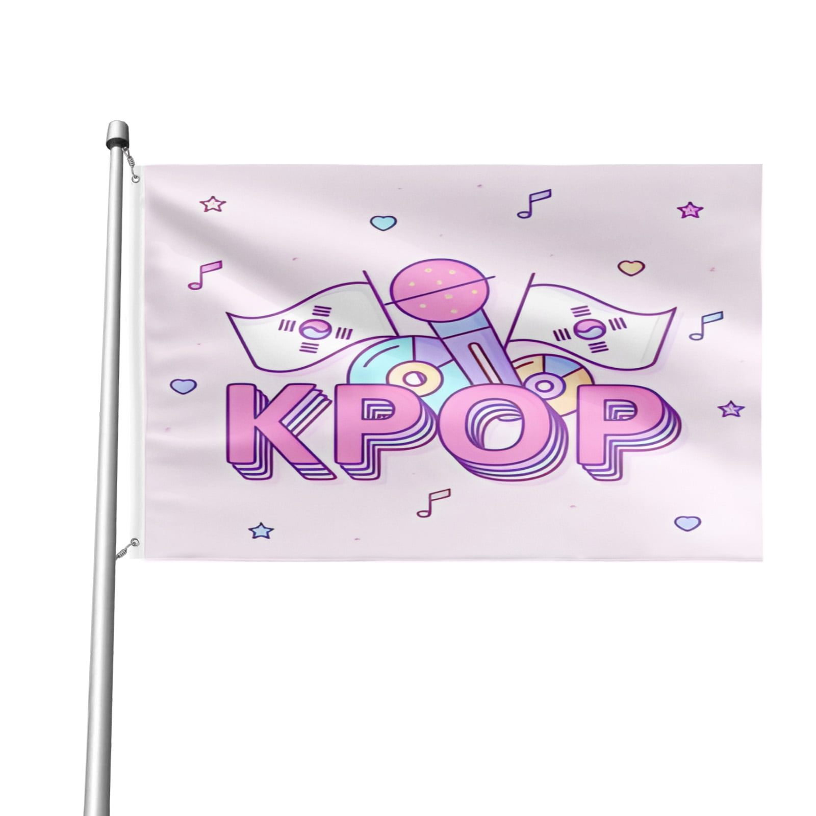 Kpop BP Printed Flags 2*3FT Fun Flag, with Brass Grommets Living Room ...