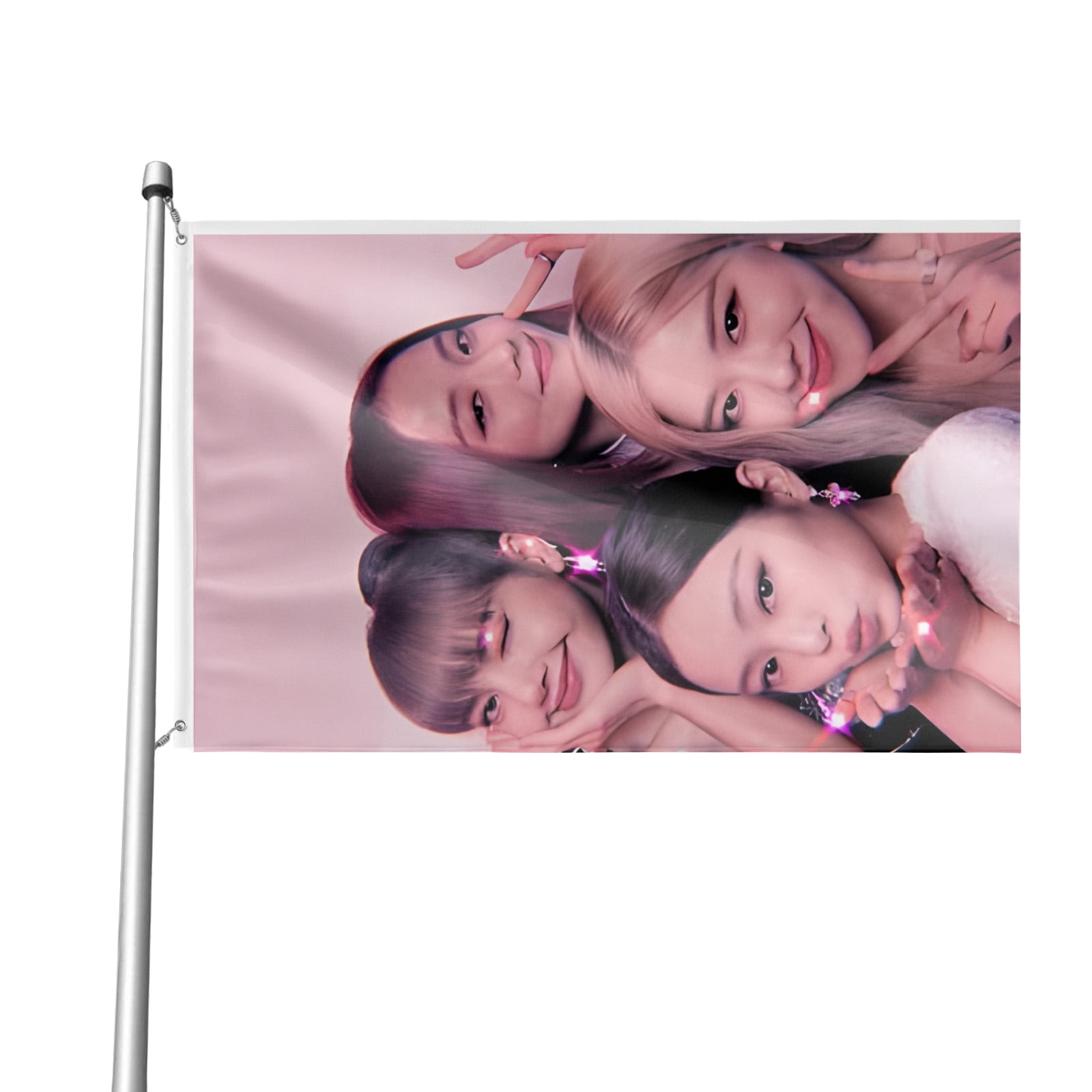 Kpop BP Printed Flags 2*3FT Fun Flag, with Brass Grommets Living Room ...