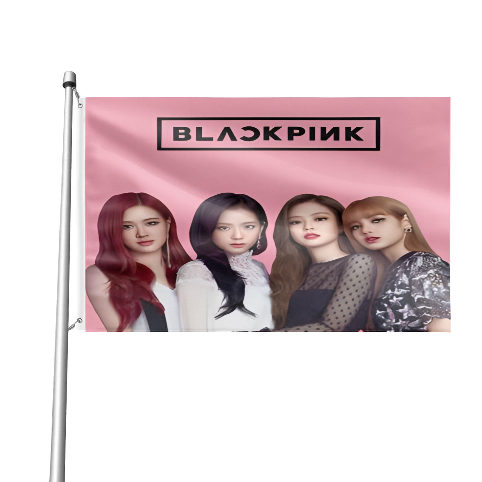 Kpop BP Printed Flags 4.85*8FT Fun Flag, with Brass Grommets Living ...