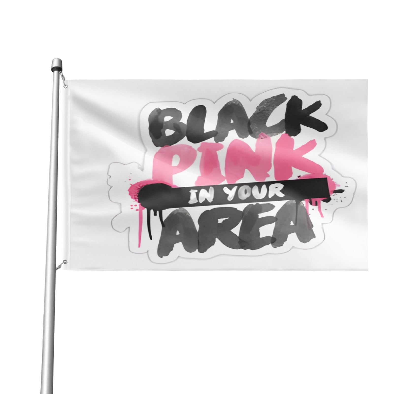 Kpop BP Printed Flags 4.85*8FT Fun Flag, with Brass Grommets Living ...