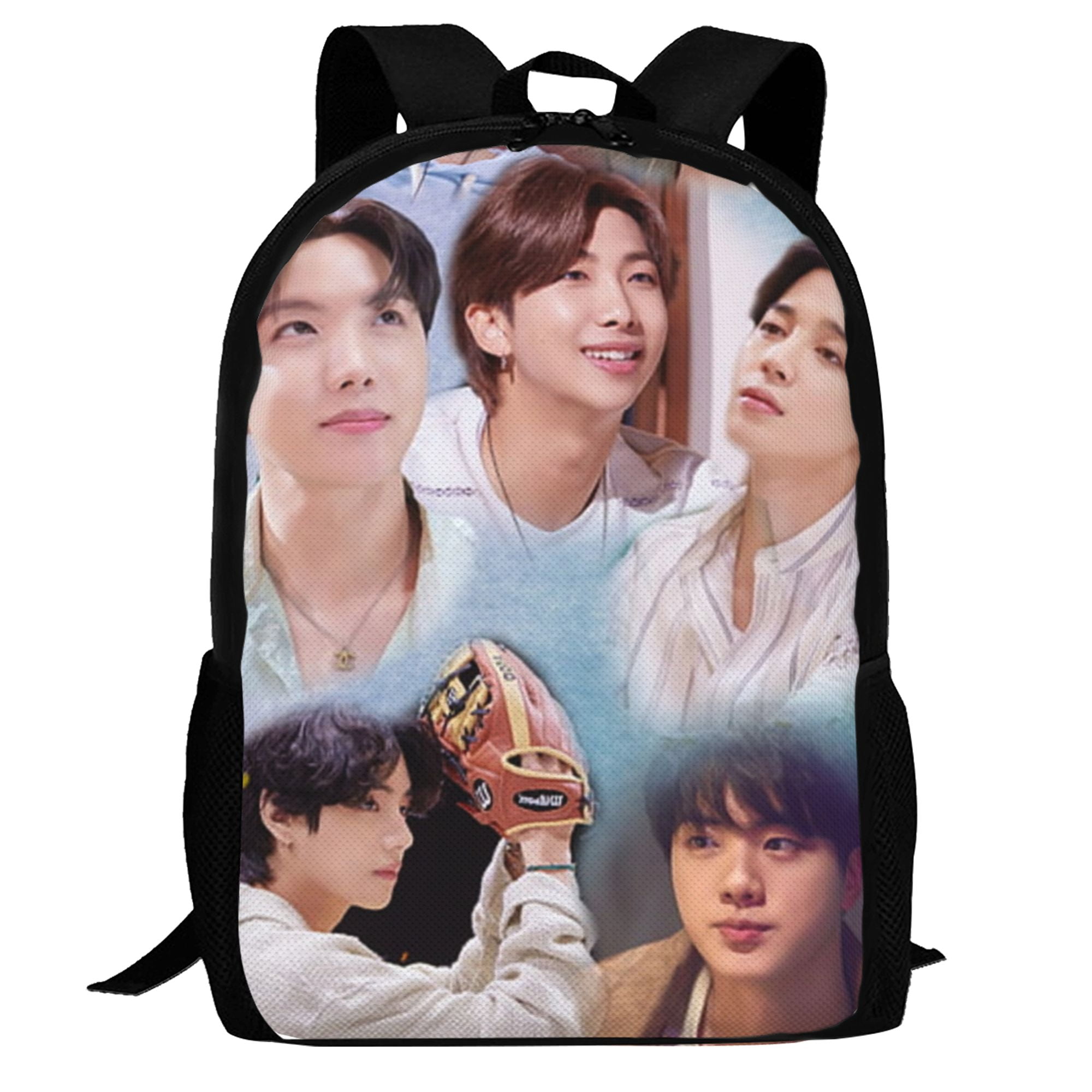 Kpop BTS Backpack, Large Capacity School Book Bag, Lightweight College ...