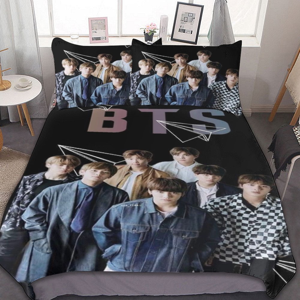 Kpop BTS Bedding Set, Ultra Soft Bedding Set Girls Bedding Girls Duvet ...