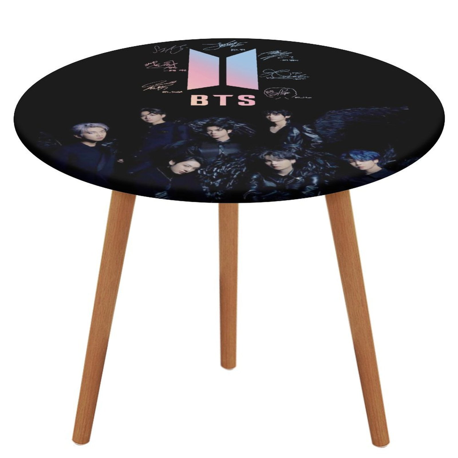 Kpop BTS Kpop BTS Round Fitted Tablecloth with Elastic Edge,Water ...