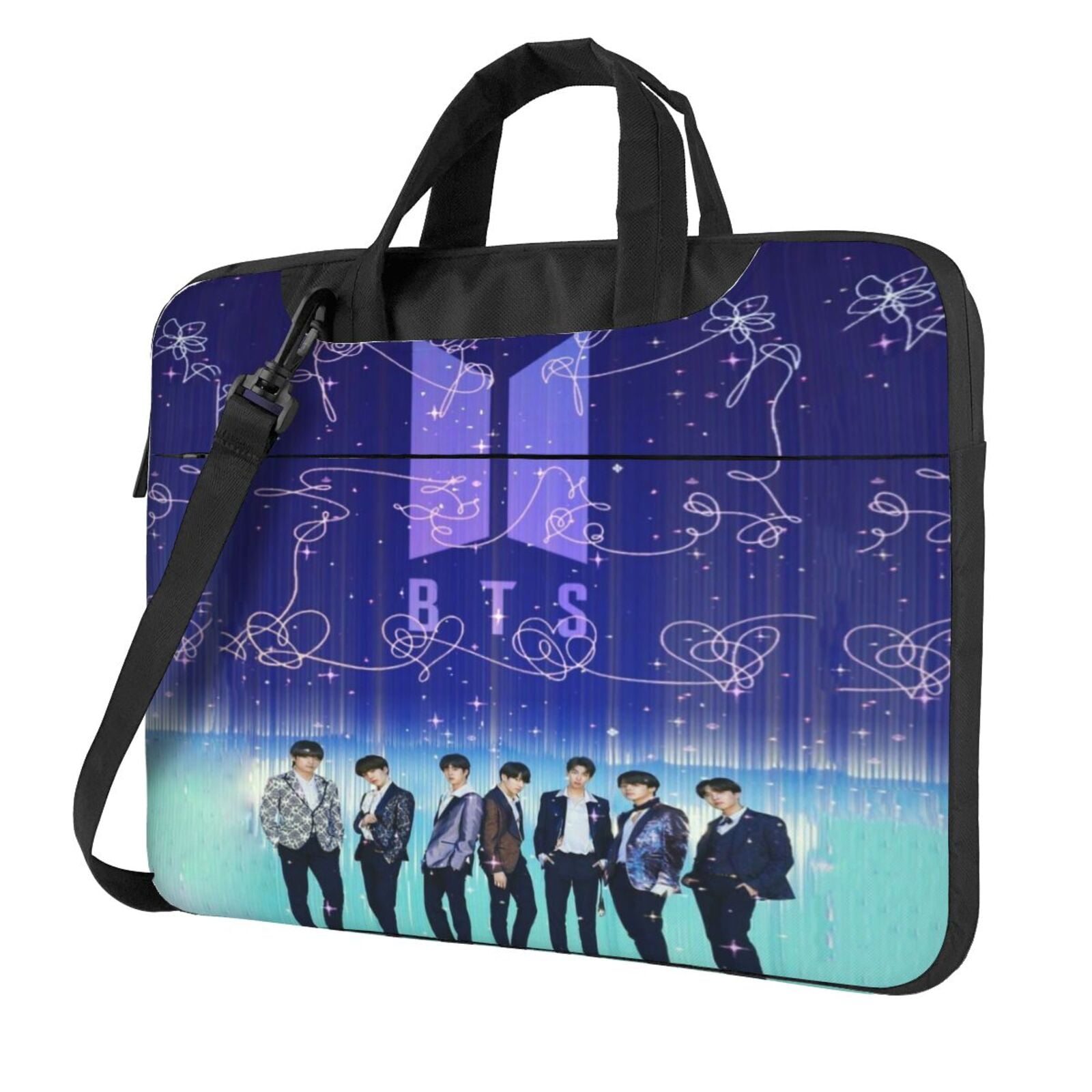 Kpop BTS Laptop Bag, 15.6 inch Computer Bag Messenger Shoulder Bag ...