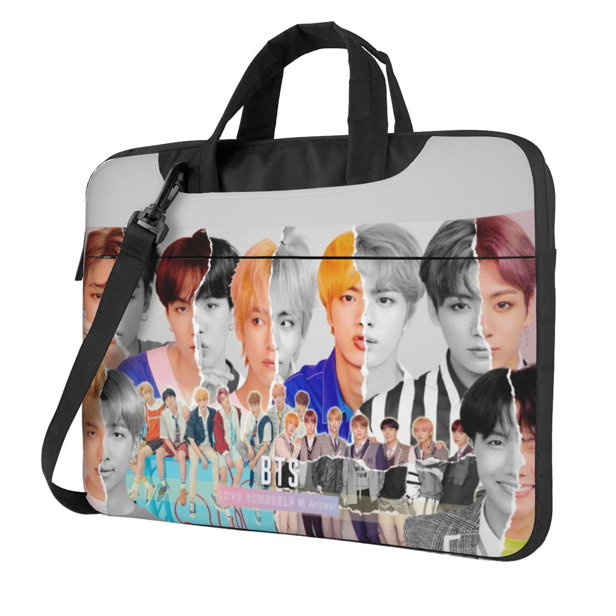 Kpop BTS Laptop Bag Laptop Case Computer Notebook Briefcase Messenger ...