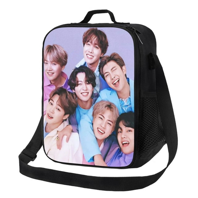 Kpop BTS Lunch Bag Lunch Box Lightweight Durable Lunch Tote Bag ...