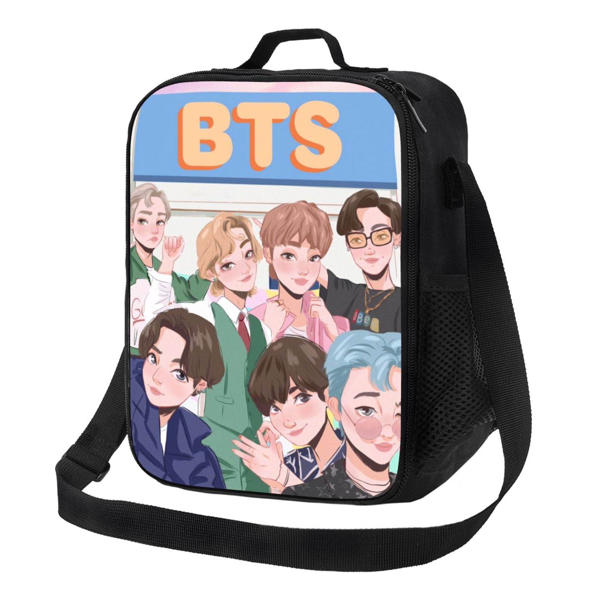 Kpop BTS Lunch Bag Lunch Box Lightweight Durable Lunch Tote Bag ...