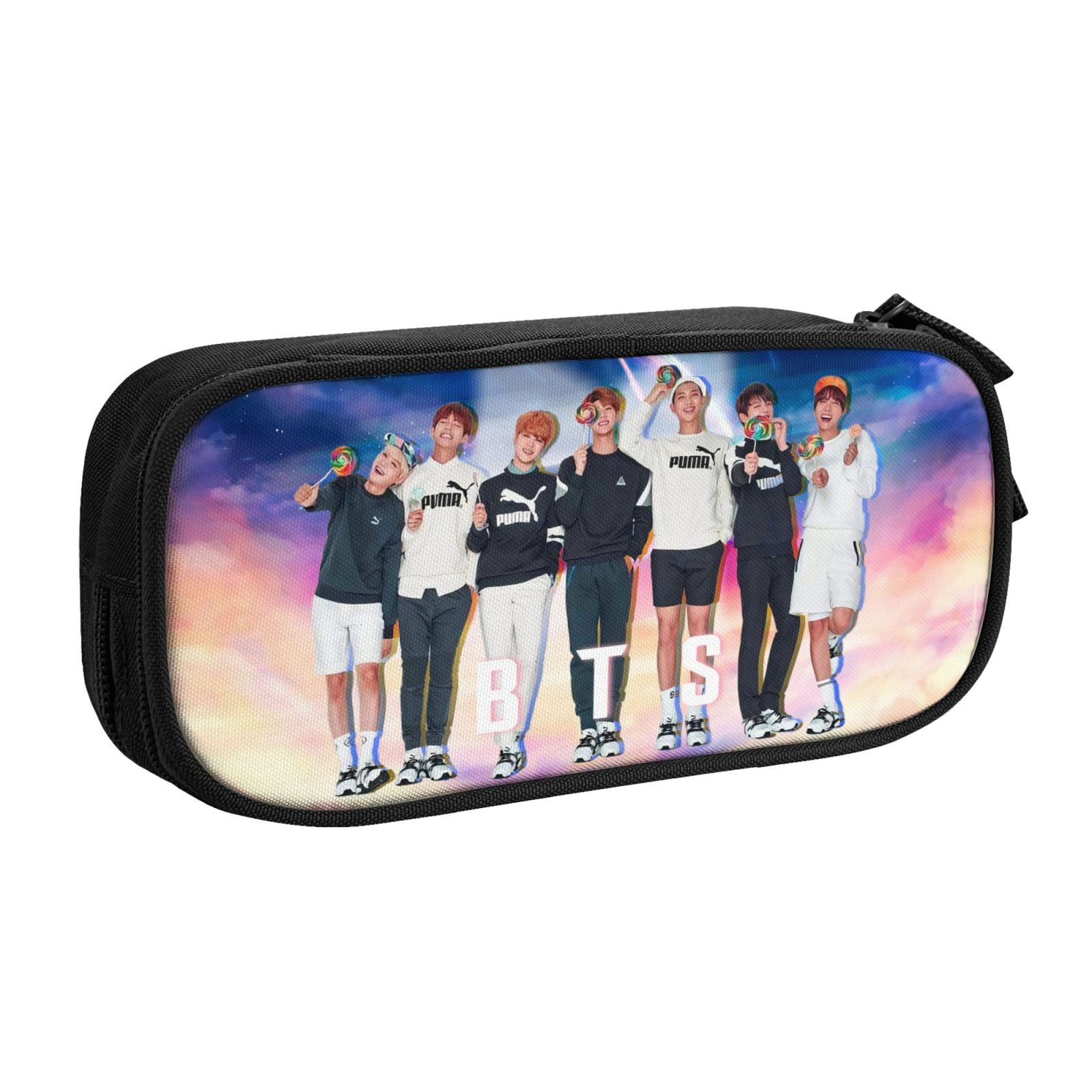 Kpop BTS Pencil Case, Multipurpose Pencase ,Large Capacity Durable ...