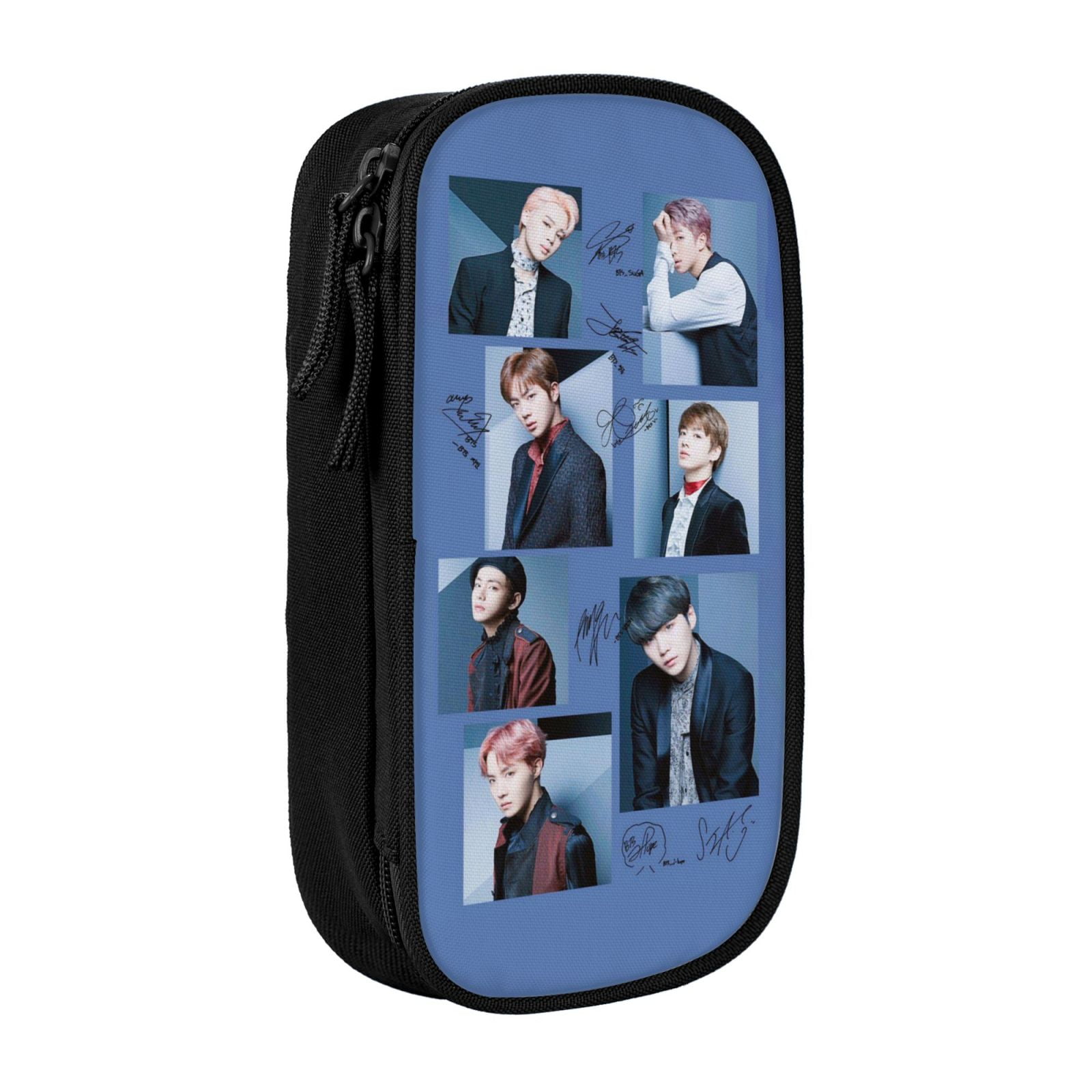 Kpop BTS Pencil Case, Multipurpose Pencase ,Large Capacity Durable ...