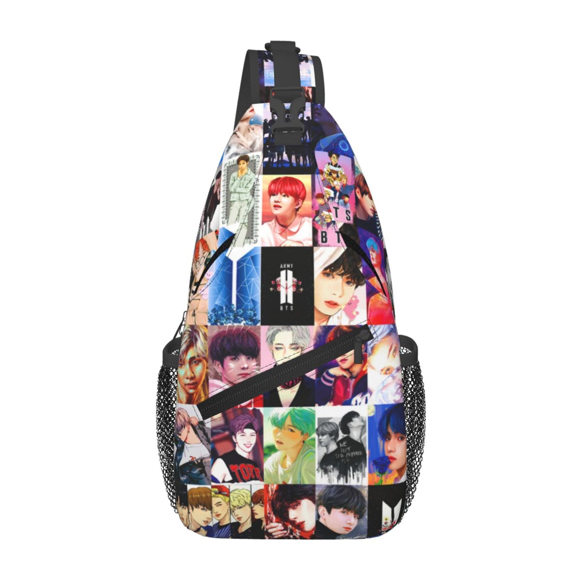 Kpop BTS Sling Bag Crossbody Sling Backpack Chest Bag Daypack Purses ...