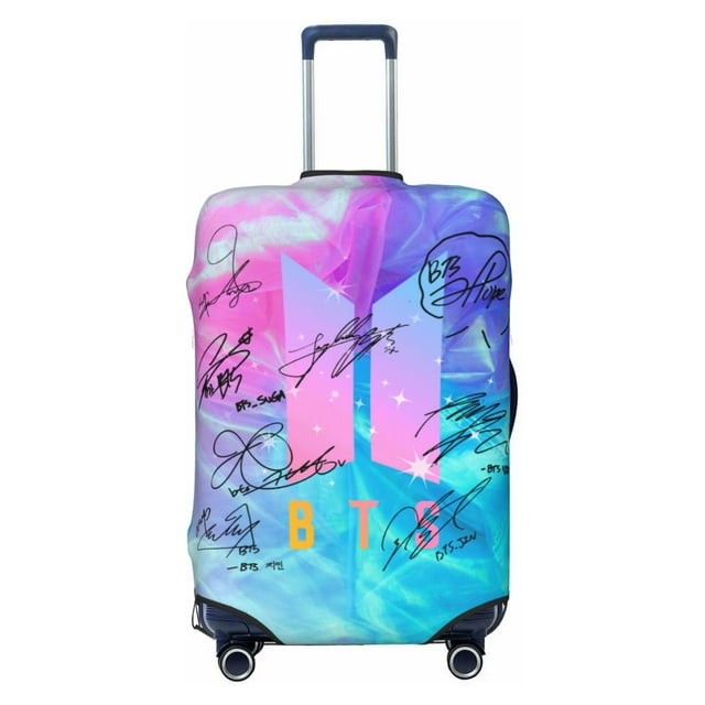 Kpop BTS Travel Luggage Cover, Colorful Suitcase Luggage Protector ...