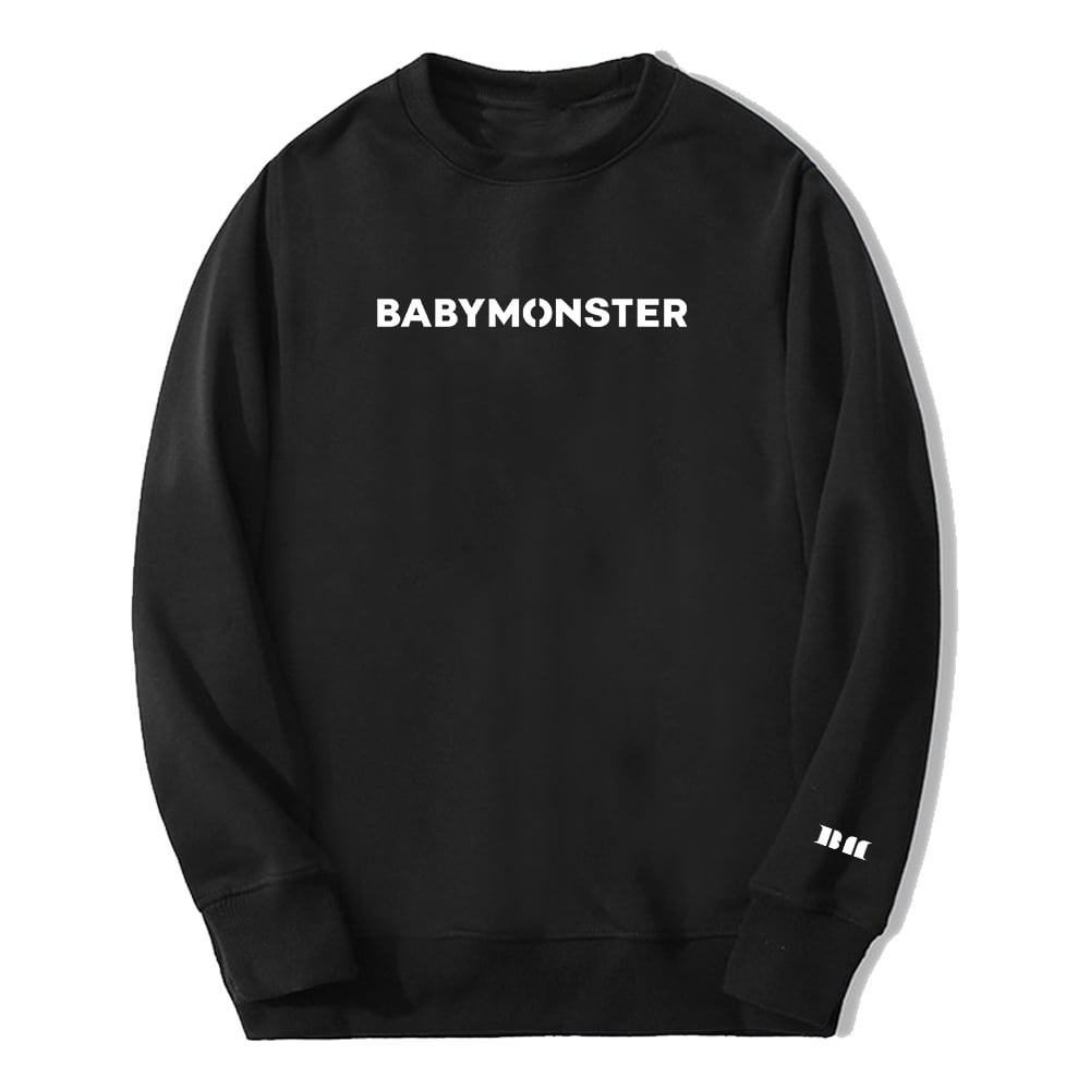 Kpop Babymonster Merch Hello Monsters Tour 2025 Crewneck Long Sleeve ...