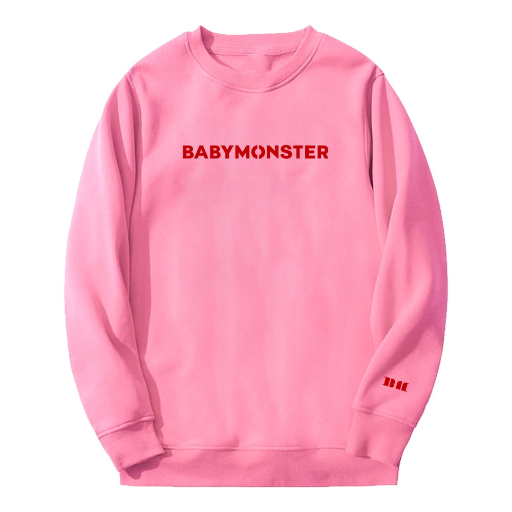 Kpop Babymonster Merch Hello Monsters Tour 2025 Crewneck Long Sleeve ...