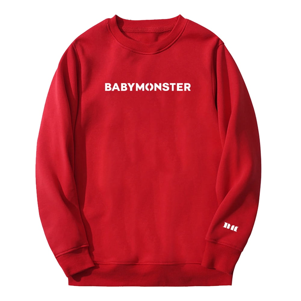 Kpop Babymonster Merch Hello Monsters Tour 2025 Crewneck Long Sleeve ...