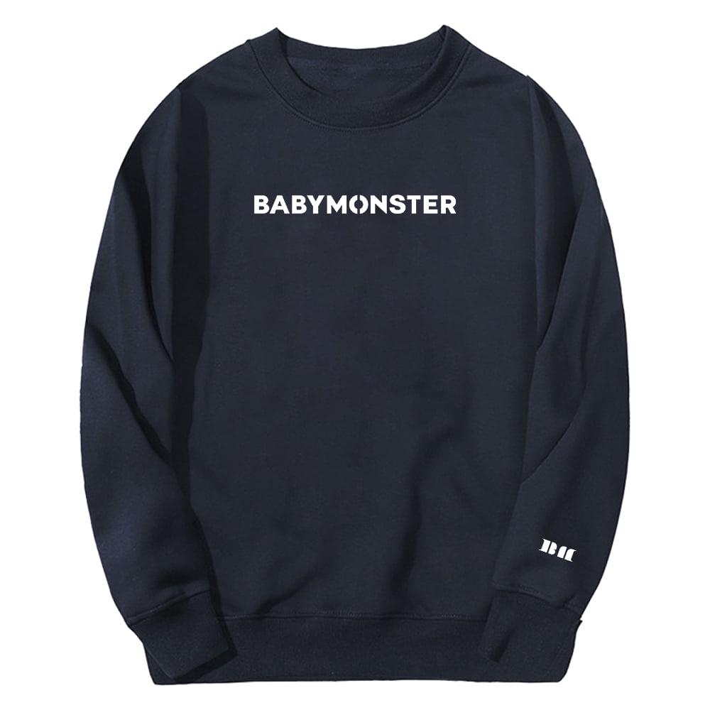 Kpop Babymonster Merch Hello Monsters Tour 2025 Crewneck Long Sleeve ...
