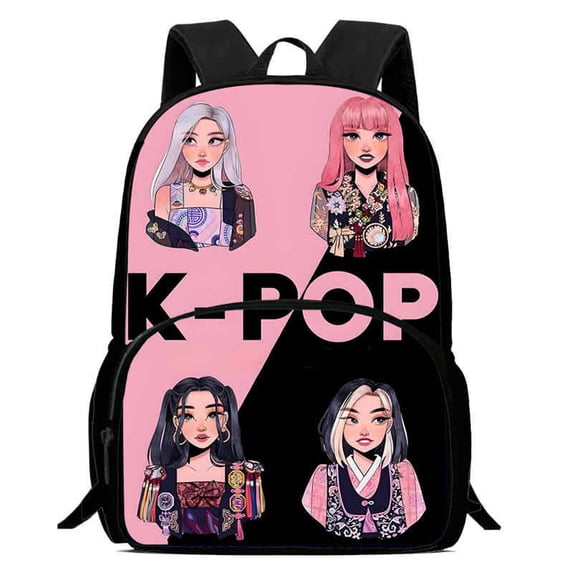 Kpop Backpack Bookbag Casual Daypack Travel Backpacks for Work Hiking ...