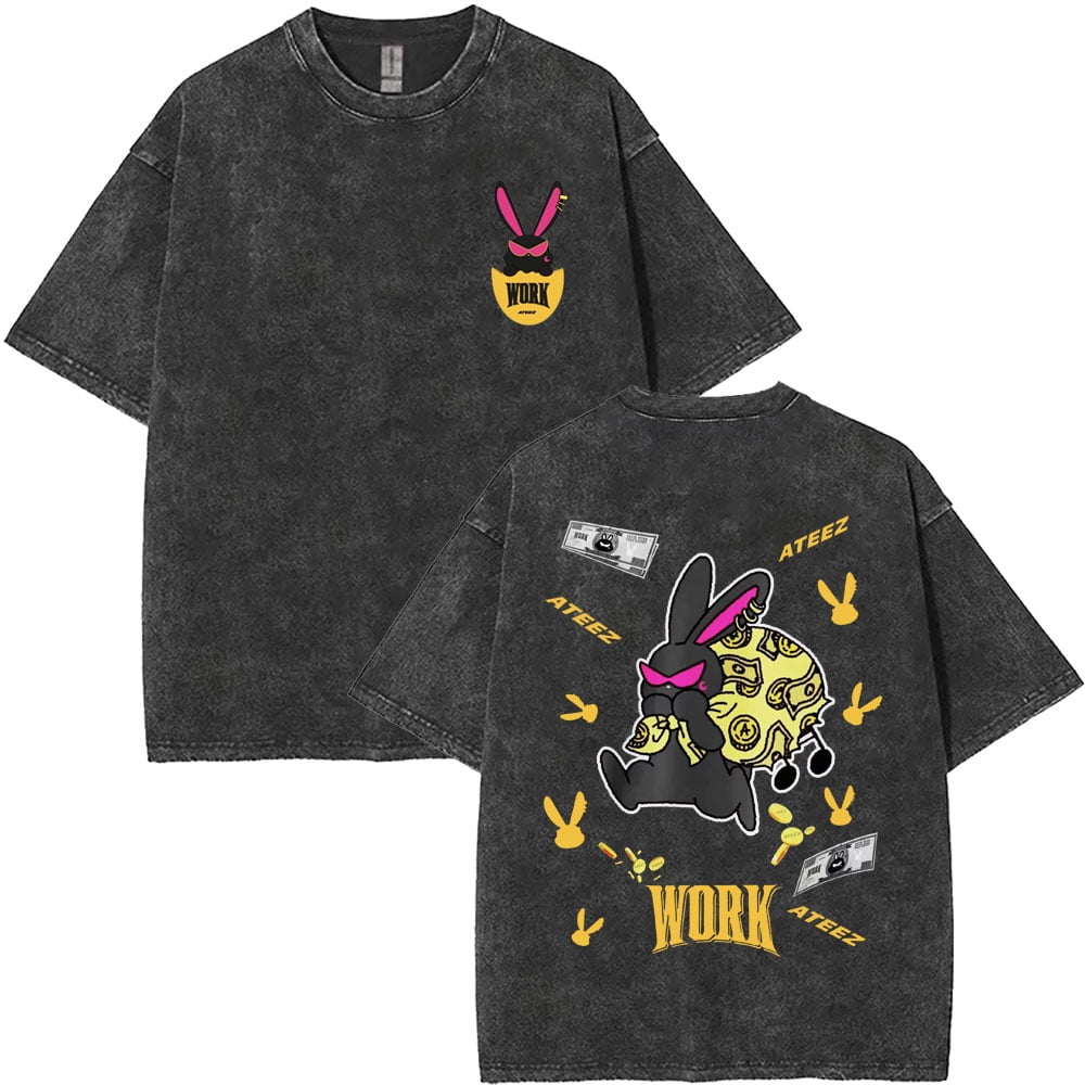 Kpop Band 2025 World Tour 2Side Wash T-Shirts Music Singer Korean Kpop ...