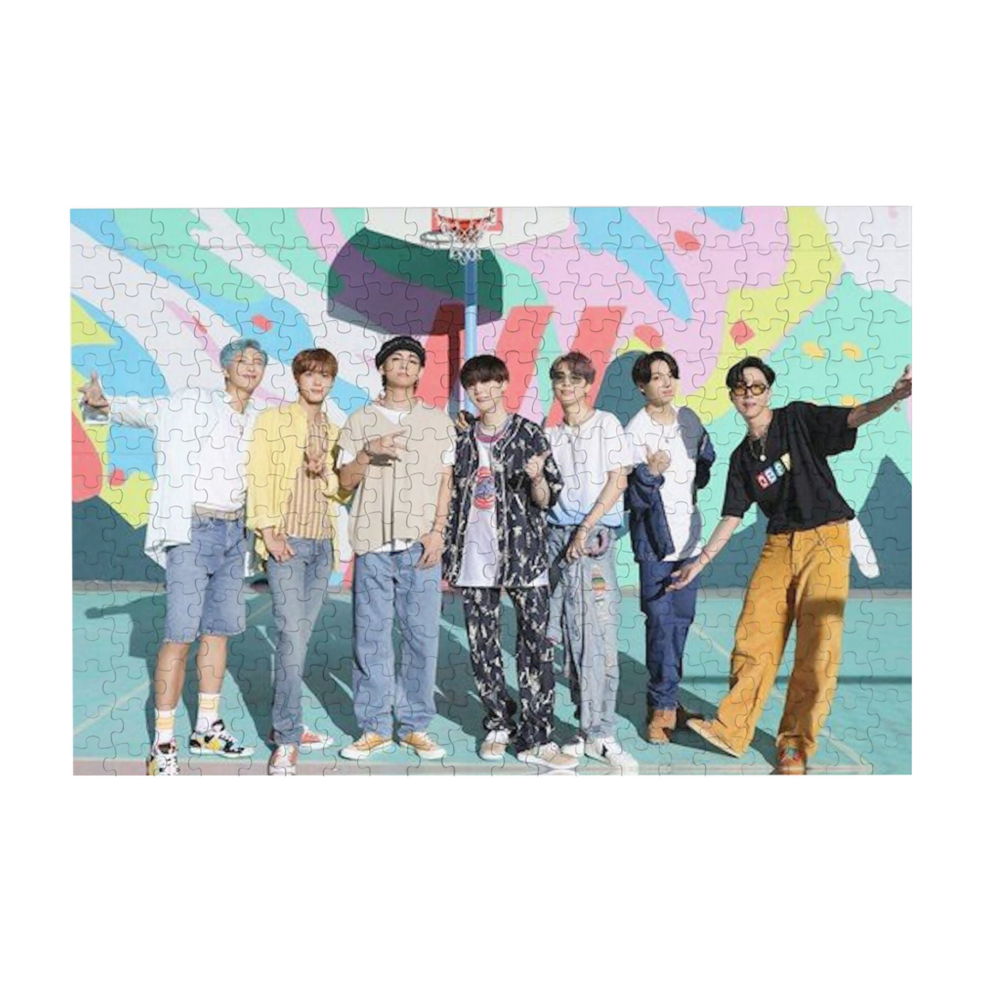 Kpop Bts 300 Piece Puzzles,Wooden Jigsaw Puzzle,Home Decor Birthday Party Gift,Fun And ...