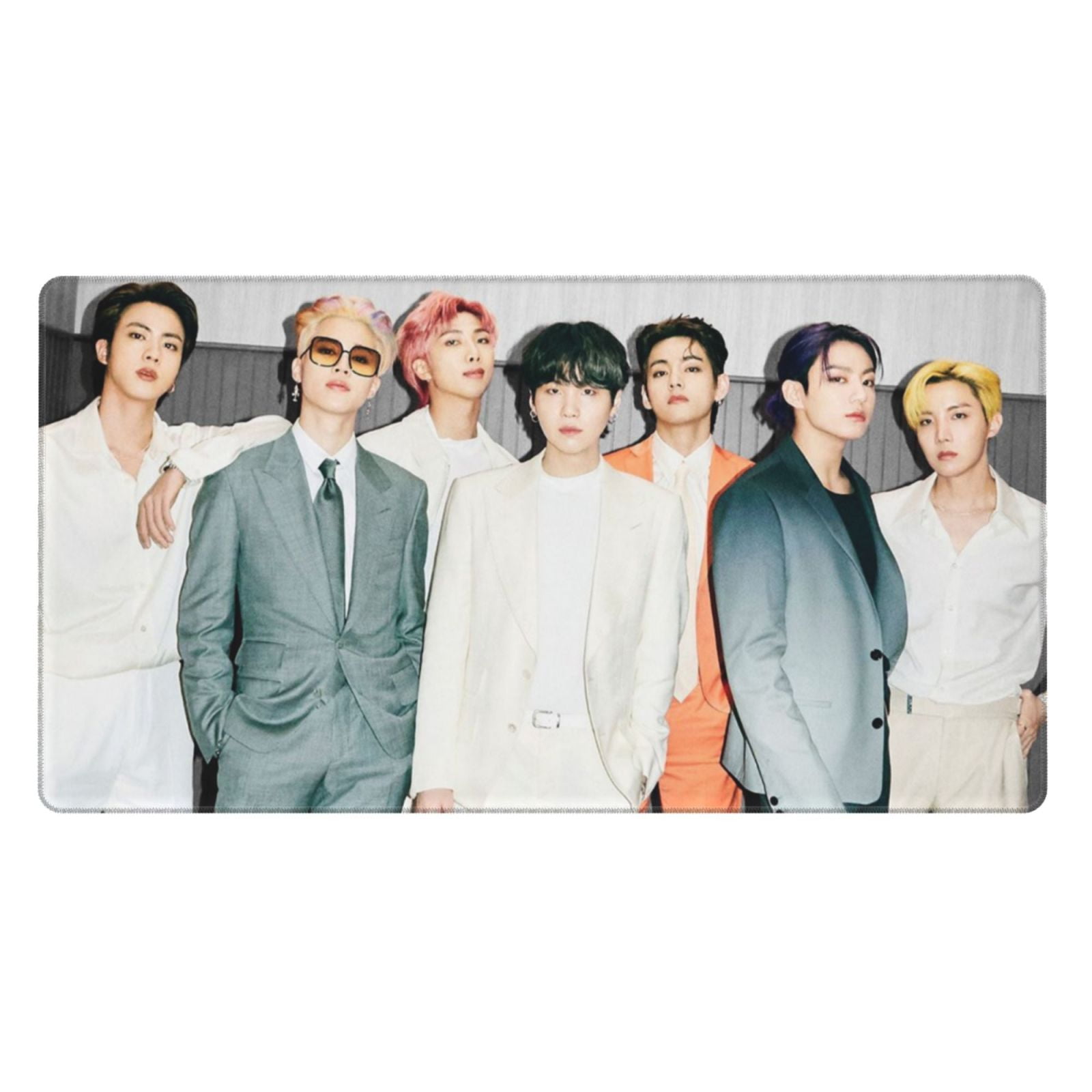 Kpop Bts Mouse Pad 16x29.5 Inch Computer Keyboard Mouse Pad Waterproof ...