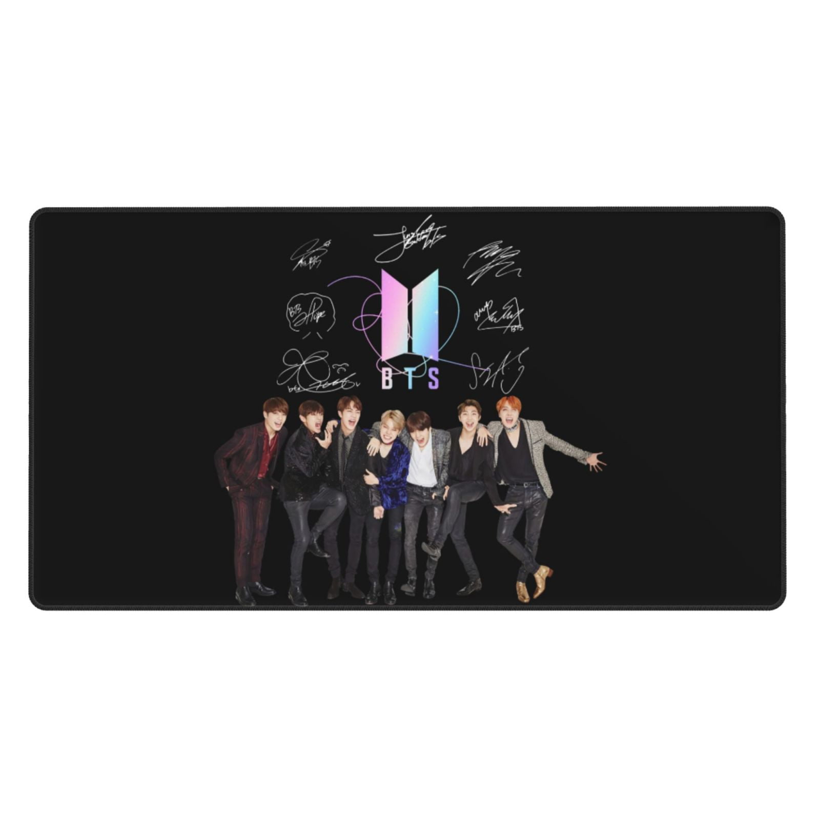 Kpop Bts Mouse Pad 16x29.5 Inch Computer Keyboard Mouse Pad Waterproof ...