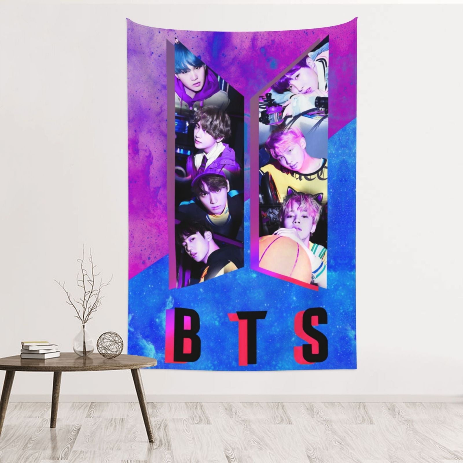 Kpop Bts Tapestry Wall Hanging Home Decoration Wall Blanket Dormitory ...